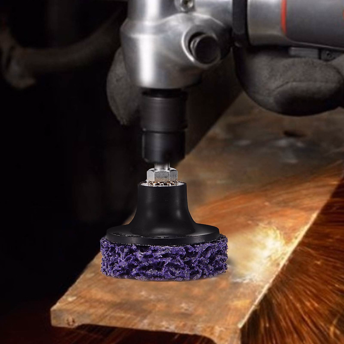 11 Pack 2" Quick Change Easy Strip It Discs for Drill, Paint Stripper Abrasive Wheel Disc, Poly Abrasive Wheel, Cleans Welds Rust Paint Removal Wheel