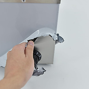 DULNICE Electric Food Warmer with Temperature Control - 1350W Commercial Stainless Steel Bain Marie for Catering and Restaurants