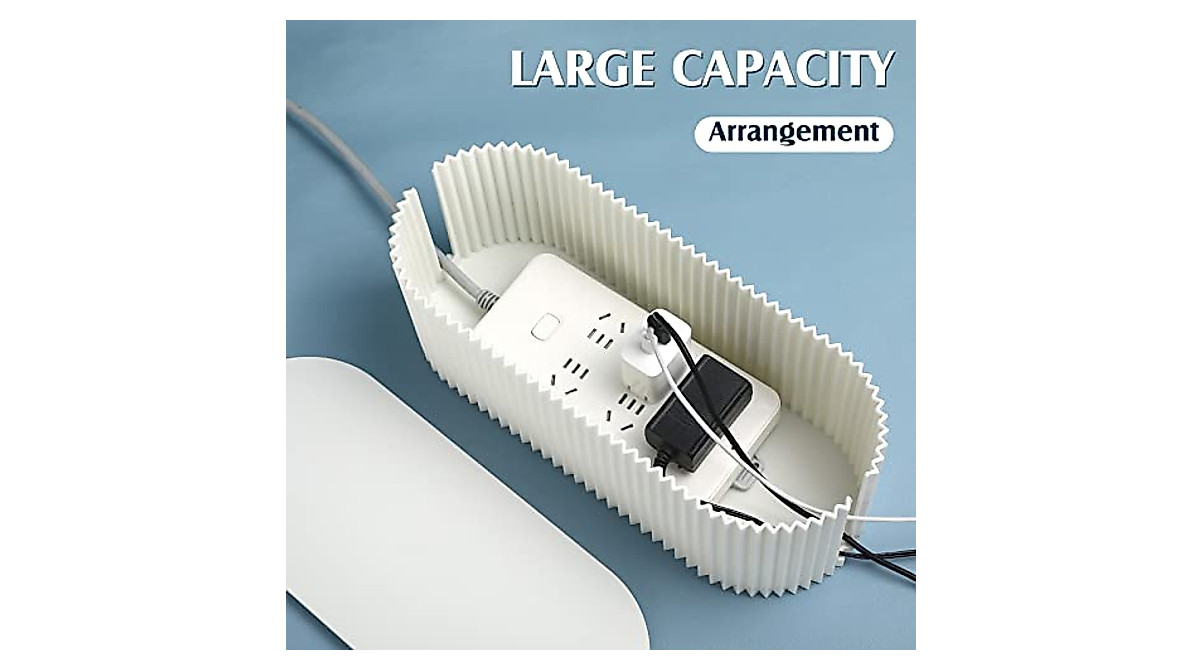 2 Pcs Cable Management Box Set - Organize Your Wires