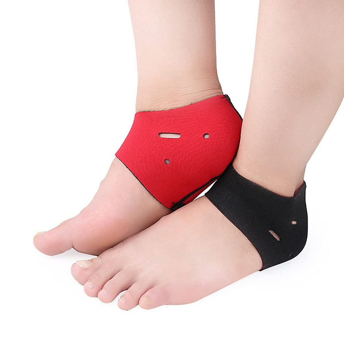 2Pcs Night Splint Ladies Socks Heel Pads for Women Ankle Injury Brace Plantar Brace for Women Mens Insoles wrap Brace Protective case Protective Gear
