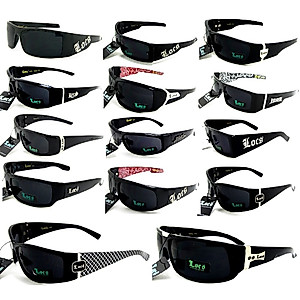 Locs Sunglasses Lot Of 6 ASSORTED Colors & Styles Below Wholesale Prices Pre Selected