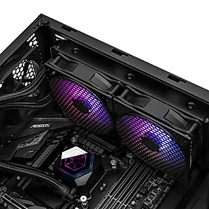 SilverStone Technology 120mm Fan Filter with Honeycomb Grille SST-FF121B-USA-2Pack