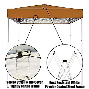 Sunnyglade 6x4 Ft Pop-Up Canopy Tent Outdoor Portable Instant Shelter Folding Canopy with Carry Bag