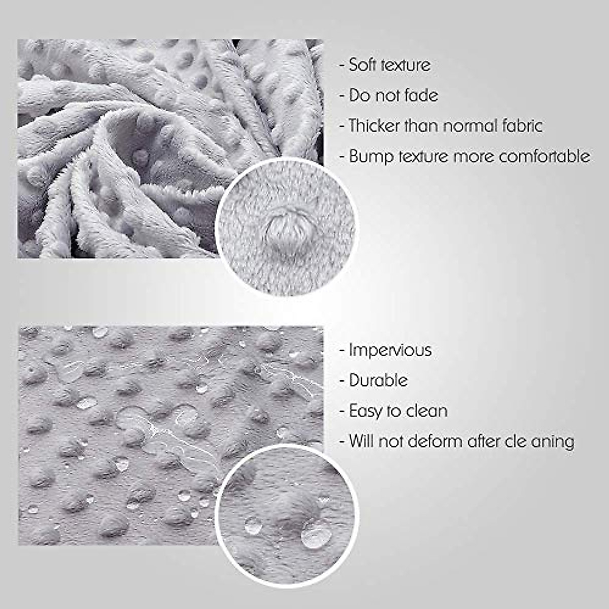 Baby Changing Pad Cover, Super Soft Minky Dot Diaper Changing Table Covers for Baby Girls and Boys, Ultra Comfortable, Safe for Babies, Fit 32"/34'' x 16" Pad (Gray)