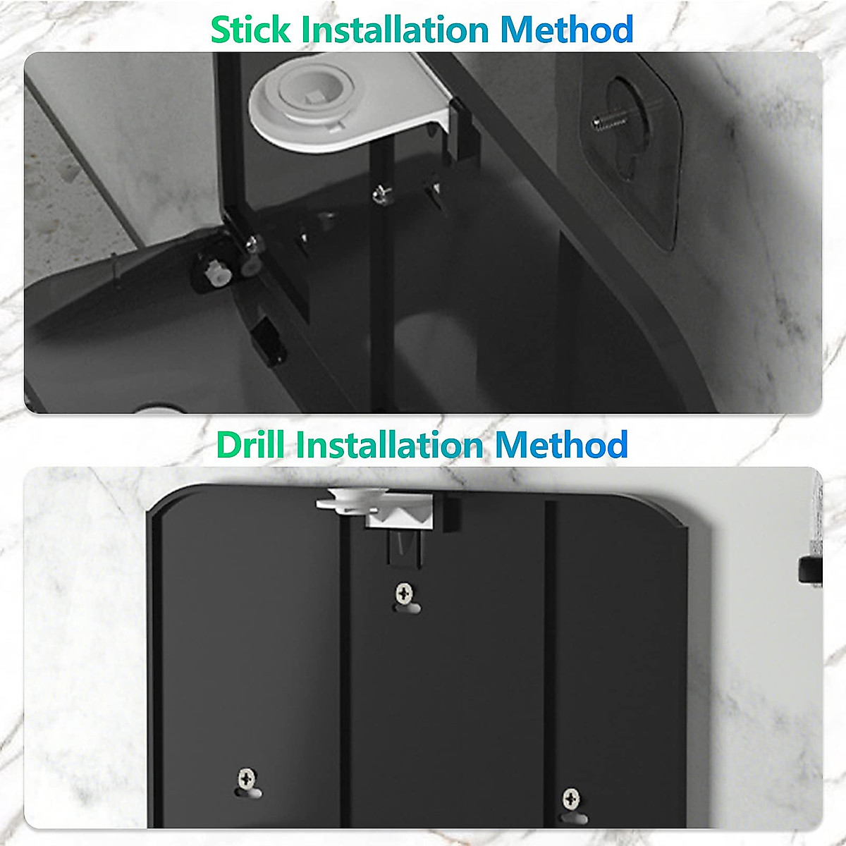 𝐏𝐚𝐩𝐞𝐫 𝐓𝐨𝐰𝐞𝐥 𝐃𝐢𝐬𝐩𝐞𝐧𝐬𝐞𝐫, Multifold/Trifold/c Fold Paper Towel Dispenser, Bathroom Hand Paper Towels Dispensers, No-Hole Installation Paper Towel Dispenser Wall Mount