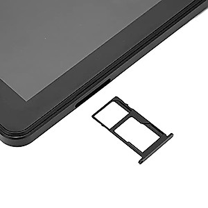 ICRPSTU Tablet PC, US Plug 100‑240V Octa Core CPU 4GB RAM 64GB ROM Office Tablet 2 Card Slots for Business (Black)