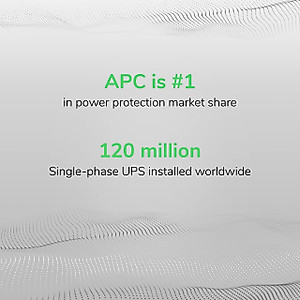 APC UPS Battery Backup Surge Protector, BE650G1 Surge Protector with Battery Backup, Dataline Protection, Backup Battery Power Supply