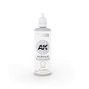 AK-Interactive 3rd Gen Thinner 100ml - Model Building Paints and Tools # 11500