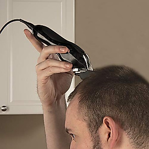 Wahl Clipper Deluxe Chrome Pro, Complete Hair and Trimming Kit, Includes Corded Clipper, Cordless Battery Trimmer, and Styling Shears, for a Cut Every Time - Model 79524-5201M