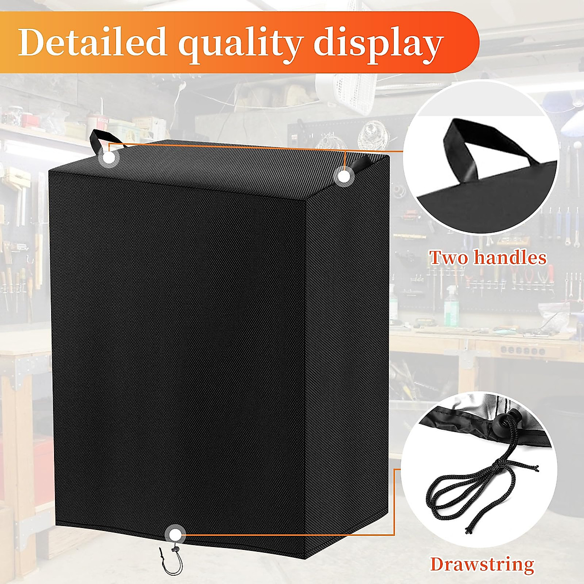 Table Saw Cover,Table Saw Waterproof Outdoor Cover,Table Saw Dust Cover,to Prevent Table Saw Rust, Anti-Uv Oxford Cloth (29*23*46in,Black)