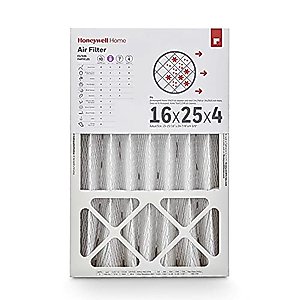 Honeywell Home 16x25x4 MERV 8, AC Furnace Air Filter, 1 PACK (CF408F1625-1PKAM)(Actual Dimensions: 15.63 x 24.75 x 4.38 in.) 1 Filter