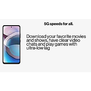 MOTOROLA Moto ONE 5G UW ACE 64GB Volcanic Grey-(Verizon) (Renewed)