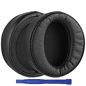 MDR-XB950BT Ear Pads, Replacement Ear Cushions Protein Leather Memory Foam Earpads for Sony MDR XB950BT XB950N1 XB950B1 XB950AP XB950/H Wireless Bluetooth Headphones - Black
