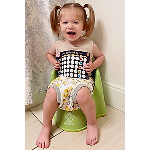 BIG ELEPHANT Baby Girls Training Underwear, Toddler Cotton Potty Training Pants Soft Absorbent 12-24 Month