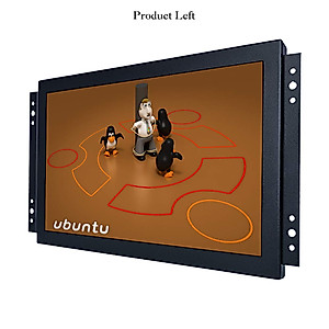 iChawk 10.1"inch Display 1280x800 16:10 Widescreen HDMI-in VGA USB Metal Shell Embedded Open Frame Support Linux Ubuntu Raspbian Debian OS Touch LCD Screen PC Monitor With Built-in Speaker K101MT-59RL