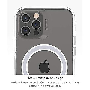 Gear4 ZAGG Crystal Palace Snap Case - Crystal Clear Impact Protection with MagSafe Compatibility for Apple iPhone 13 Pro - Clear,702008200