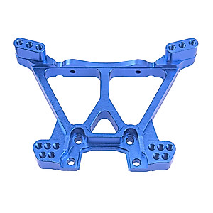 ShareGoo Aluminum Front & Rear Shock Tower Shock Mounts Replacement of Part 6838 6839 Compatible with 1/10 Traxxas Slash 4x4 4WD RC Car (Blue)