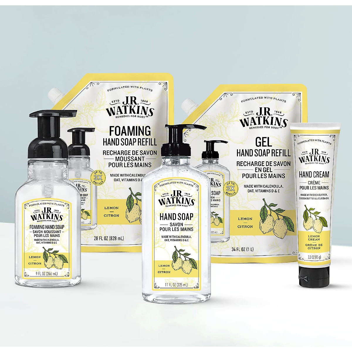 J.R. Watkins Naturals Lemon Hand Soap - Clear, 11 Oz