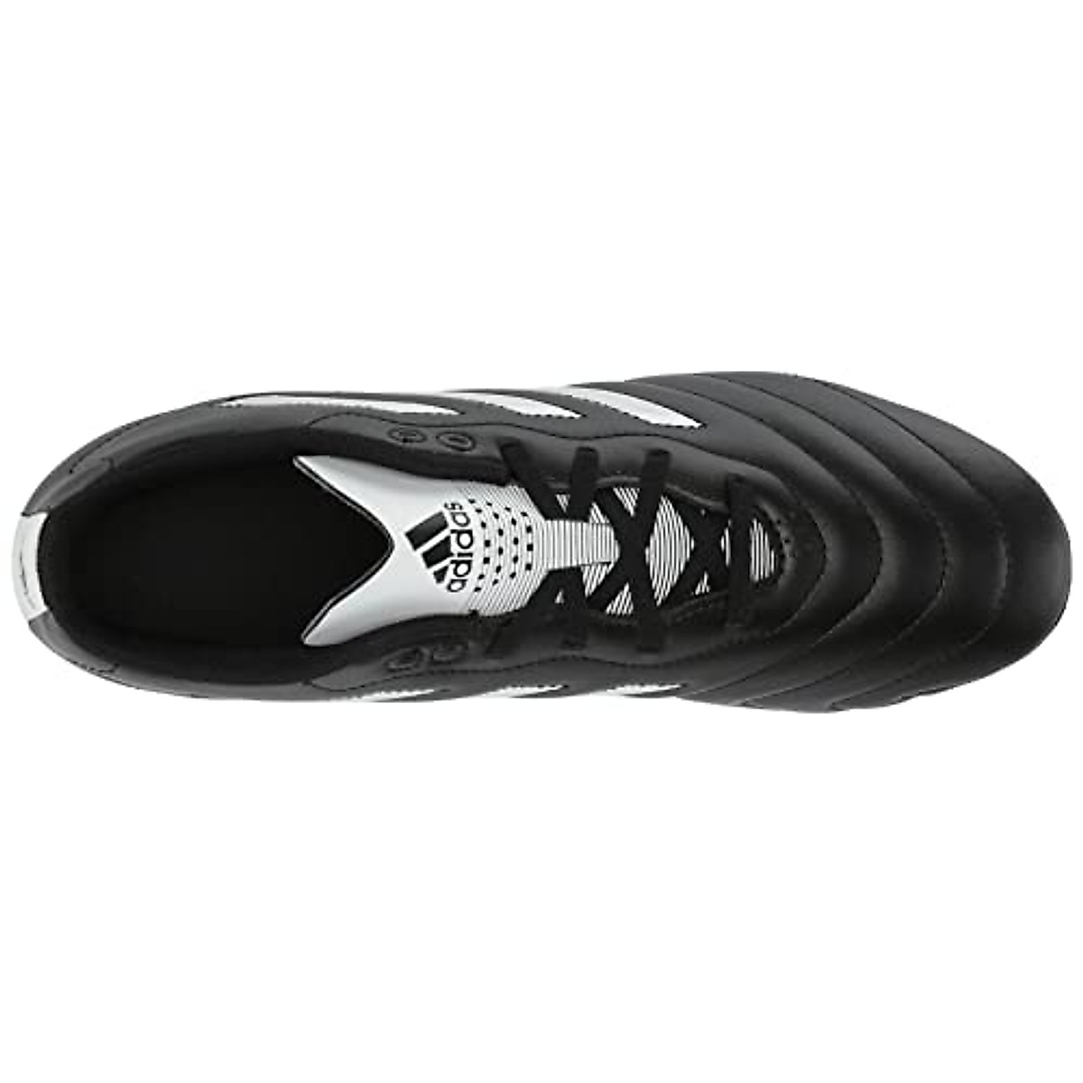 adidas Unisex Goletto VIII Firm Ground Soccer Shoe, Black/White/Red, 10 US Men