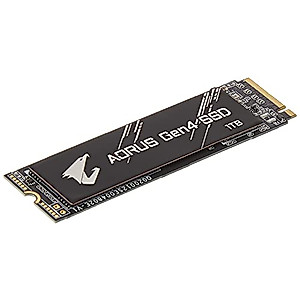 GIGABYTE AORUS NVMe Gen4 M.2 1TB PCI-Express 4.0 Interface High Performance Gaming, 3D TLC NAND, External DDR Cache Buffer, SSD (GP-AG41TB)