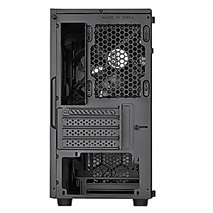 SilverStone Technology SST-PS15B-RGB Micro-ATX Computer Case with Tempered Glass and 2 X RGB Front Intake Fans PS15B-RGB