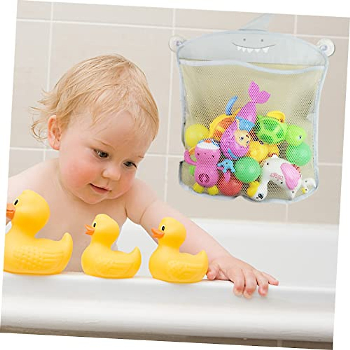 Cabilock 3pcs Retractable Torch Mesh Organizer Bags Storage Tub Bathtub for Baby Bath Net Bags Bath Organizer Storage Organizer Bath Mesh Bag Shower Mesh Bags Bath Bags Storage