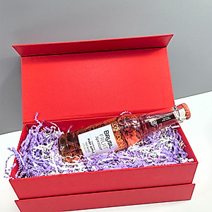 Amsthow Crinkle Cut Paper Gift Wrap Box Filler 1/2 LB Diamond White and Purple Shred Basket Raffia Grass Stuffing Raffia Grass for Christmas Decoration(Diamond White and Purple)