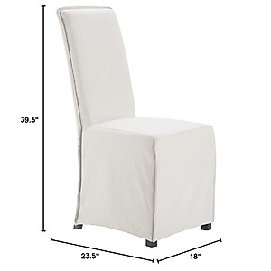 ClickDecor Grayson Dining Chair, Ivory