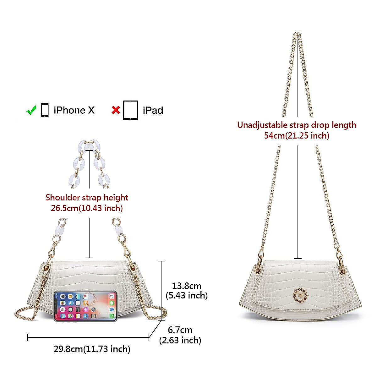 Split Leather Crossbody Bag for Women Purses Fashion Crocodile Small Hobo Bag Ladies Shoulder Bag Qriginal Design Underarm Bag