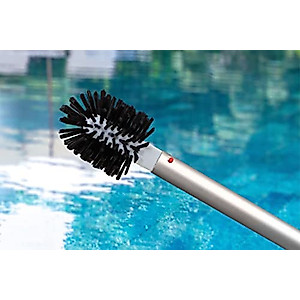 Stanley 20800 Swimming Spa Corner Pool Wall Brush, Black