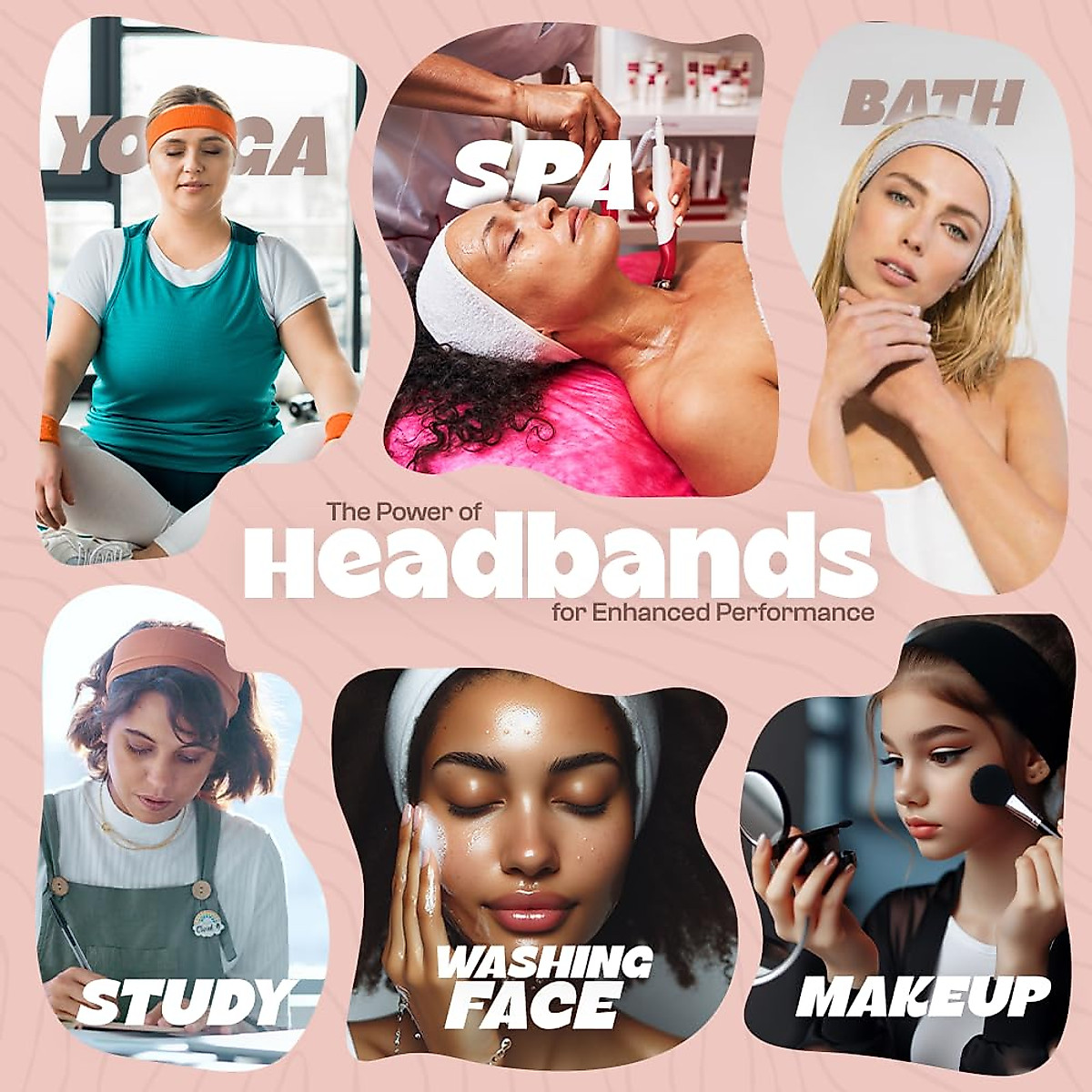 CoverYourHair Wide Headbands for Women - Cotton Thick Headbands for Women - (12 Pack Wide Headbands)