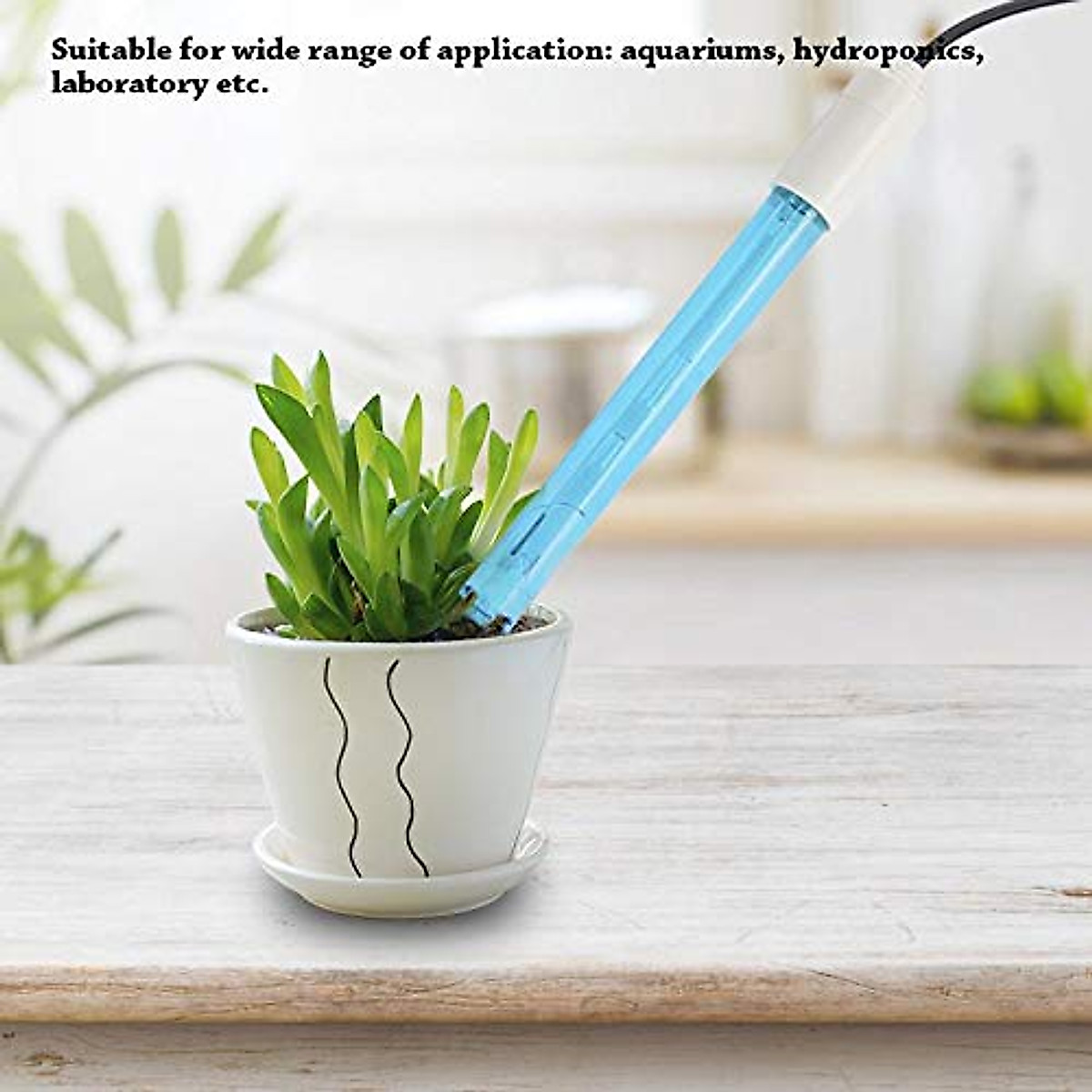 Yosoo Aquarium Hydroponic Laboratory Electrode Monitor Probe Smart Sensor Digital Meter BNC Connector