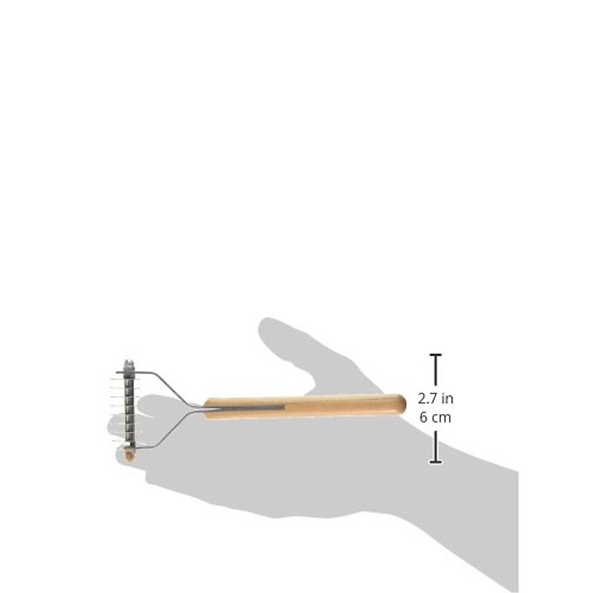 William Hunter Equestrian Unisex's Smart Manes Coarse Thinning Comb-White, 3-Inch