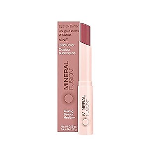 Mineral Fusion Lipstick Butter, Vine, 0.06 Ounce Packaging May Vary
