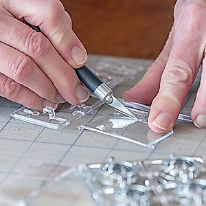 AccuTec Pro Hobby Blades #11 Standard Refill - 100-Pack - Precision Engineered with High Carbon Steel for Acute Point - APBL-5006