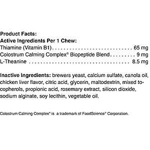 Pet Naturals Calming for Dogs, 30 Chews - Naturally Sourced Stress and Anxiety Calming Ingredients for Behavior Support - Vet Recommended