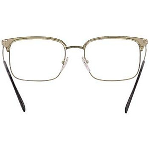 Prada PR 55VV Men's Eyeglasses Matte Pale Gold/Black 55