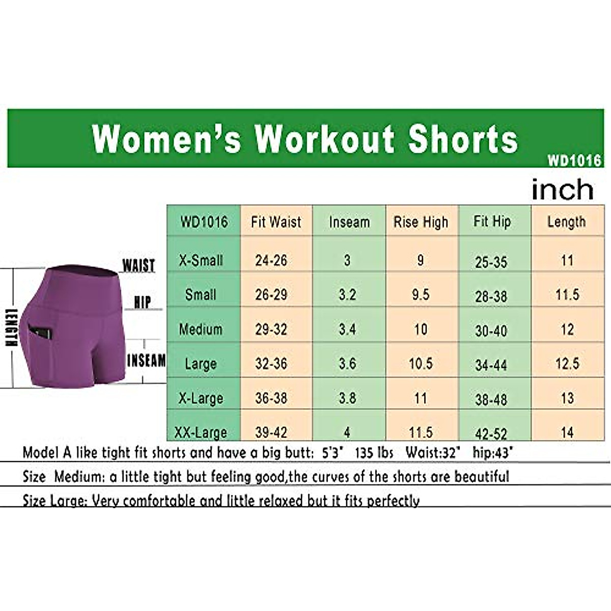 CADMUS Women's High Waist Yoga Shorts Spandex Running Side Pockets, 16#, Navy & Grey & Black,Medium
