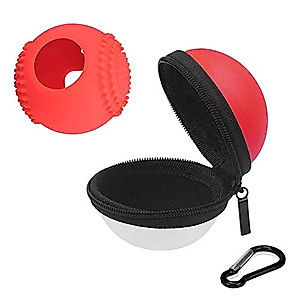 Kourpar Carry Case Cabin for Switch Pokeball Plus Controller Portable Bag Pocket Box Compatible with Nintendo Poke Ball Protecting Holder Grip Sleeve Enhancing Pokémon Lets Go Pikachu Eevee Gamer