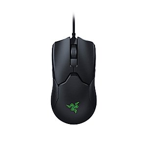 Razer Viper 8K Hz - Ambidextrous E-Sport Gaming Mouse with 8,000 Hz HyperPolling Technology (Optical Focus + Sensor with 20K DPI, Optical Mouse switches, 71g Light) - Black