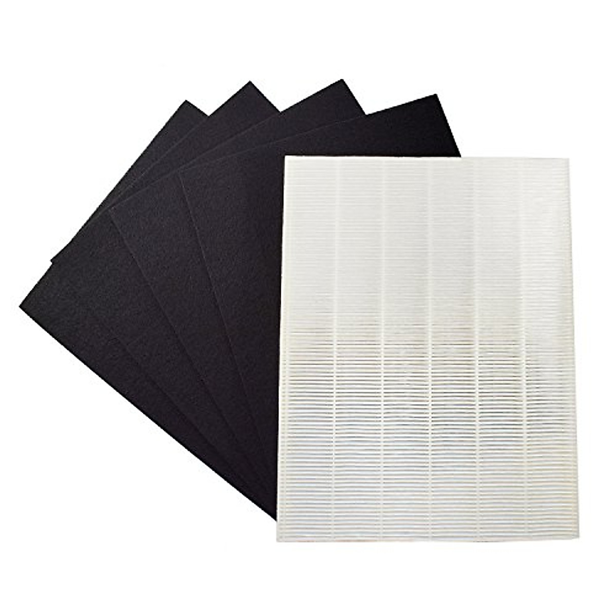 HQRP True HEPA + 4 Carbon Filter Set compatible with Kenmore 85300 SA300 32.85300 PlasmaWave, 118012-KM 118012 85301 32.85301 Replacement