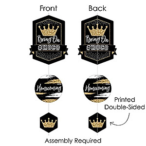 Big Dot of Happiness HOCO Dance - Homecoming DIY Dangler Backdrop - Hanging Vertical Decorations - 30 Pieces