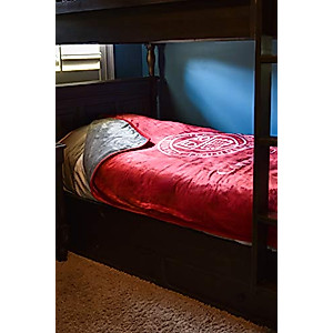 Dormitory 101 Cornell U Premium Plush Fleece Blanket - X Large 60"X80". Fits Queen or Twin XL Beds. Winter Holiday Graduation Gifts