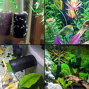 IAFVKAI 6 PCS Pre-Filter Sponge Aquarium Foam Sponge Roll Intake Filter Cover for Fish Tank