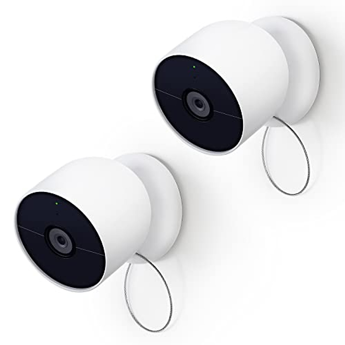 Ayotu Anti-Theft and Anti-Drop Security Chain for Google Nest Cam (Battery), Security Cable with Anti-Theft Screws (Camera NOT Included), 2 Pack