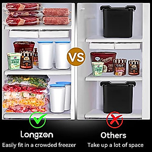 2024 New improved longzon 4 Pack Crystal Clear Ice Ball Maker Mold, Whiskey Ice Mold Large 2.4 Inch, Silicone Round Ice Cube Tray for Freezer, Sphere Ice Mold Maker for Whiskey, Cocktail and Drink