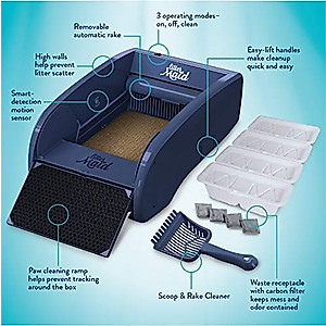 LitterMaid® Single Cat Self-Cleaning Litter Box, Blue
