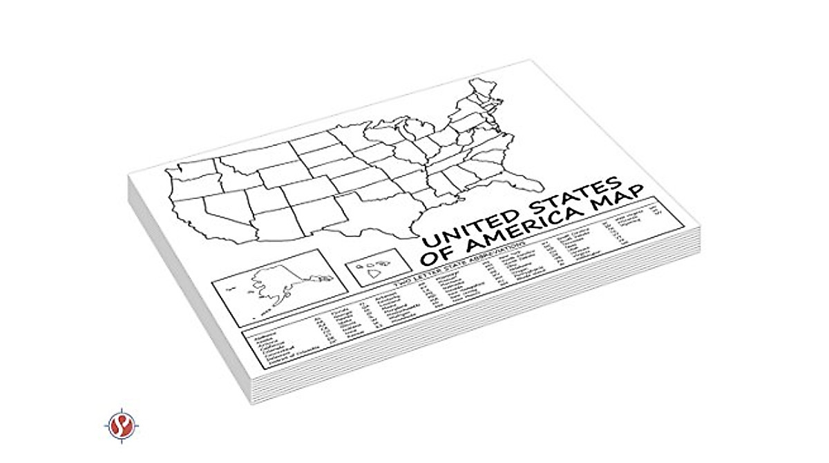 US Map Educational Poster - Perfect for Kids & Adults