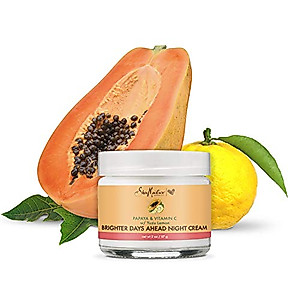 Sheamoisture Night Cream For Dull, Uneven Skin Papaya and Vitamin C Skin Care Moisturizer 2 oz