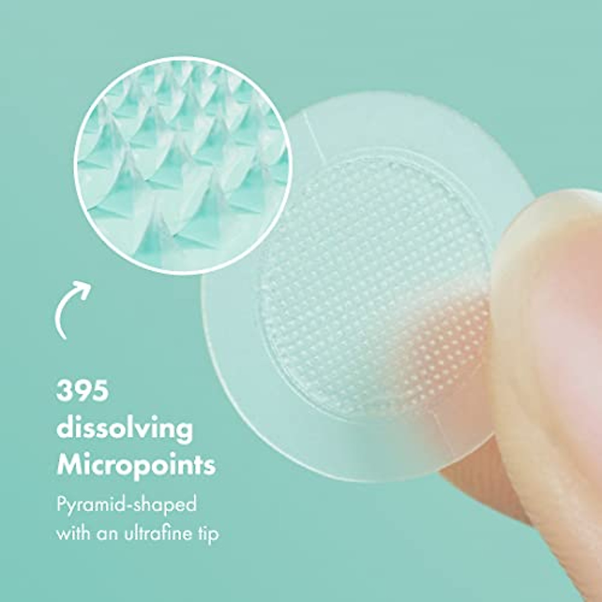Mighty Patch Micropoint for Blemishes from Hero Cosmetics - Hydrocolloid Acne Spot Treatment Patch for Early Stage Zits and Hidden Pimples, 395 Micropoints (8 Patches)